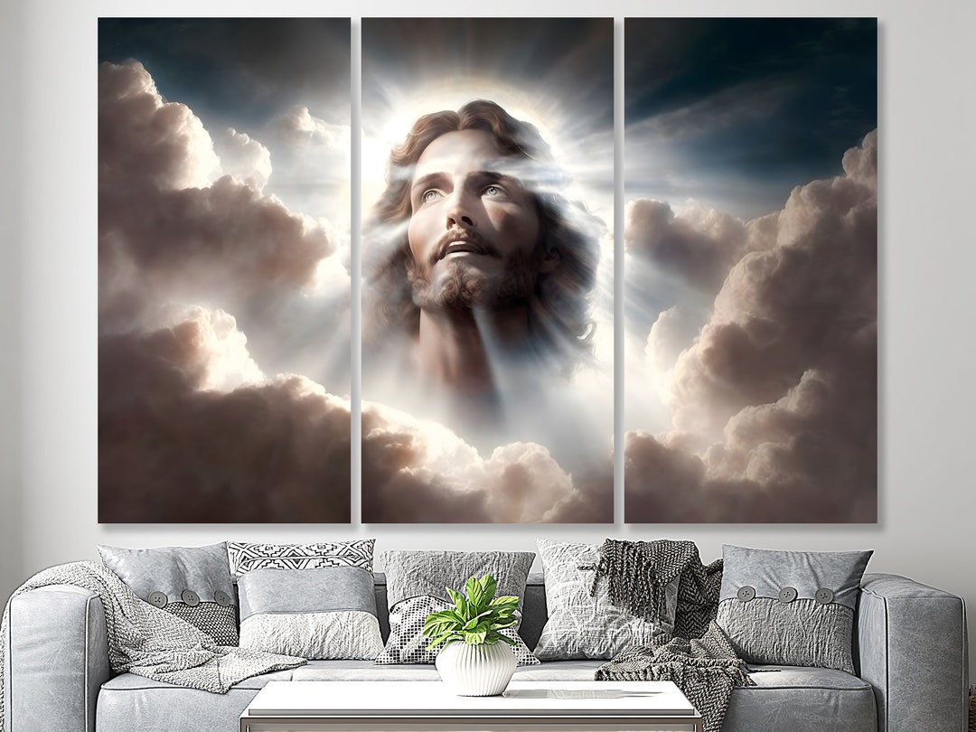 Jesus Christ Canvas Print Religious Art God's Son Canvas Christian Wall ...