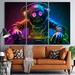 Robot DJ Canvas Abstract Electronic Music Wall Art Decor Audio ...