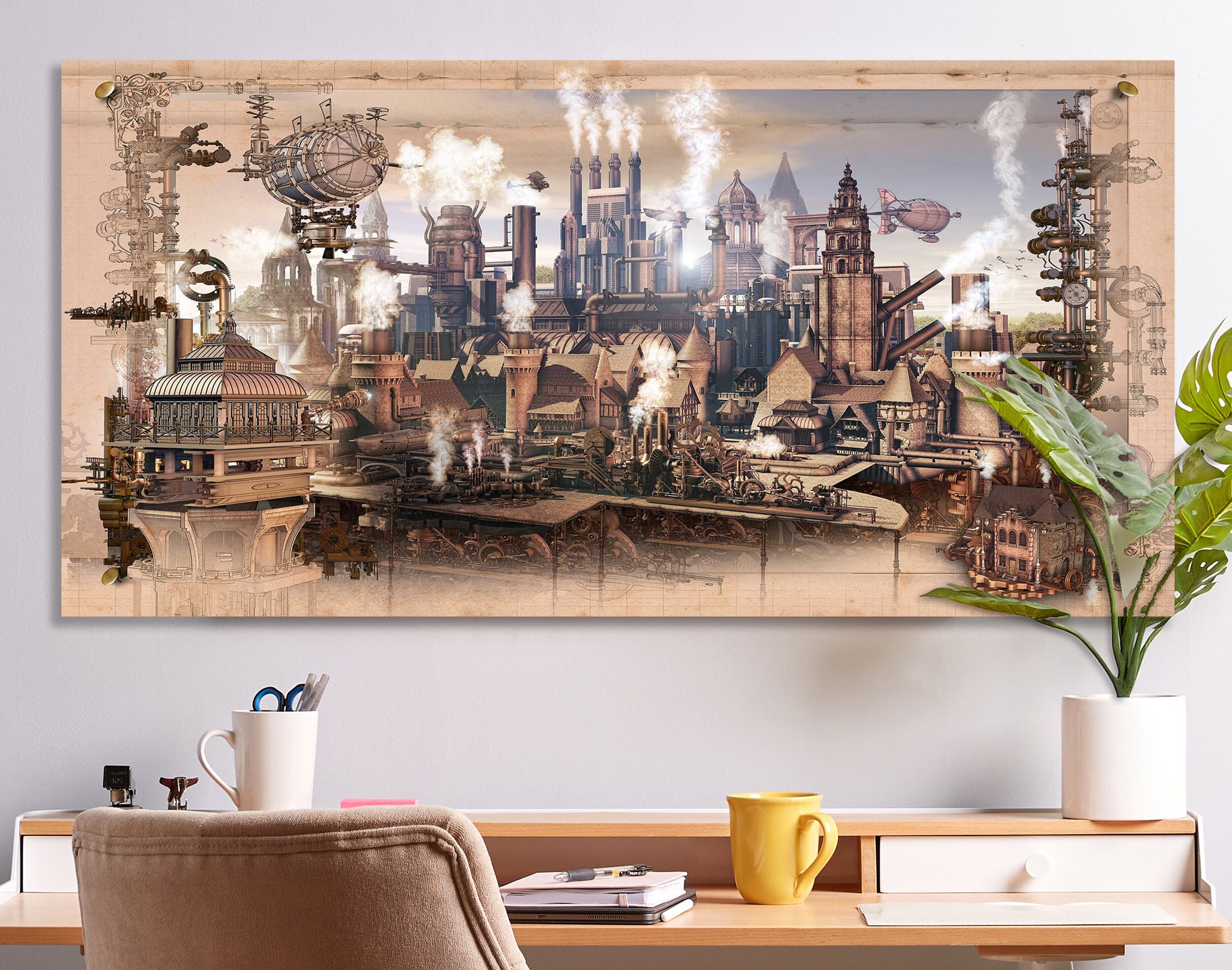 Steampunk Style Decor