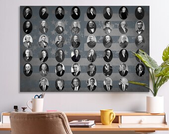 Us Presidents Poster - Etsy