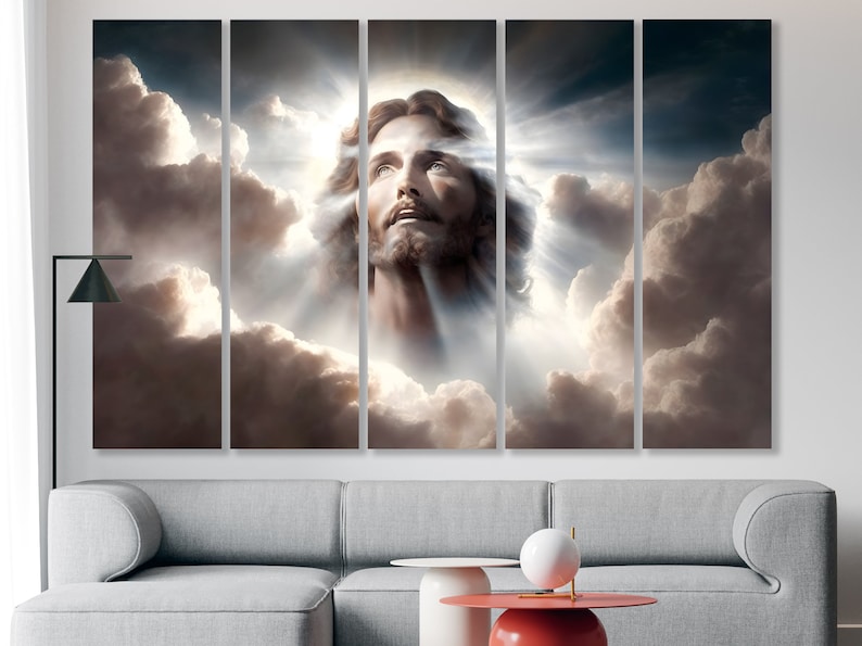 Jesus Christ Canvas Print Religious Art God's Son Canvas - Etsy