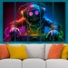 Robot DJ Canvas Abstract Electronic Music Wall Art Decor Audio ...