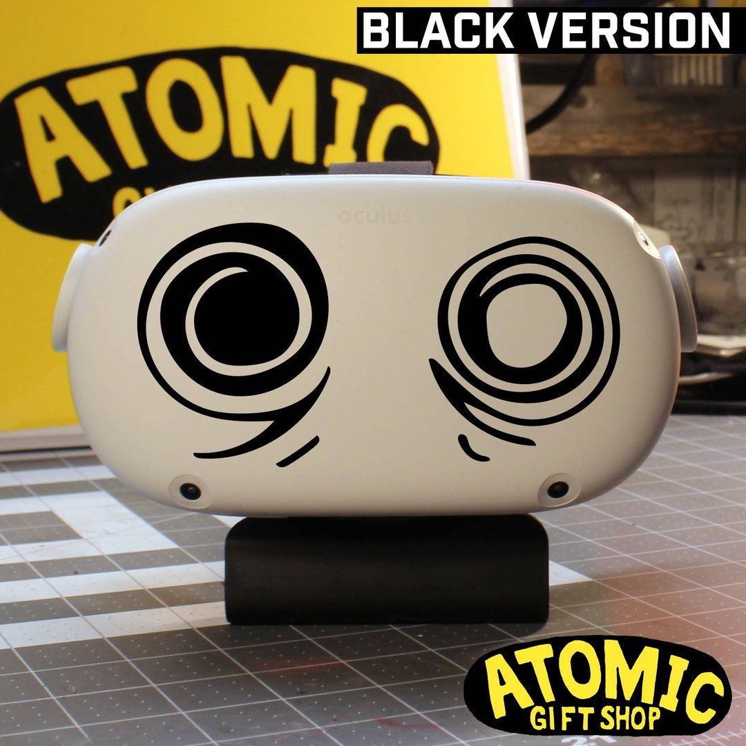 Swirly Eyes 2 Decal for Quest 2 VR Headset, Laptops, Cars and More! - Etsy