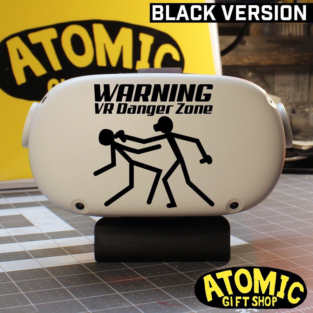 VR Danger Zone Decal for Quest 2 VR Headset, Laptops, Cars and More! - Etsy