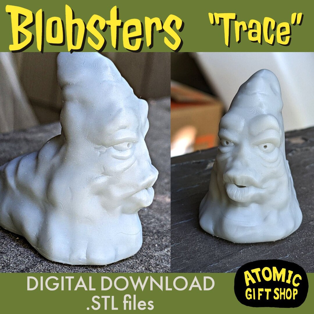 Blobster trace Figure STL File Download - Etsy