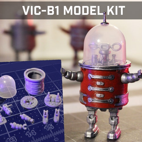 BUB-4 Retro Robot Model Kit - Etsy