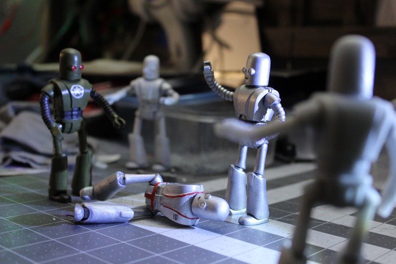 BUB-4 Retro Robot Model Kit - Etsy