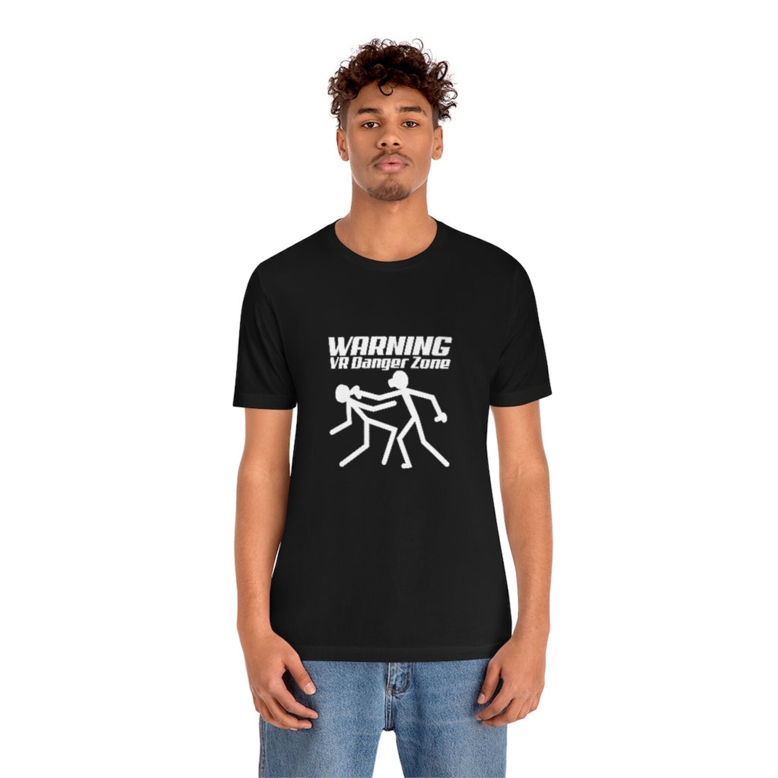 VR Danger Zone Funny Tee for Virtual Reality Gamers - Etsy