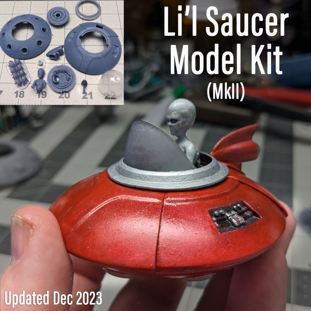 Li'l Saucer Model Kit - Alien UFO Mk II - Etsy