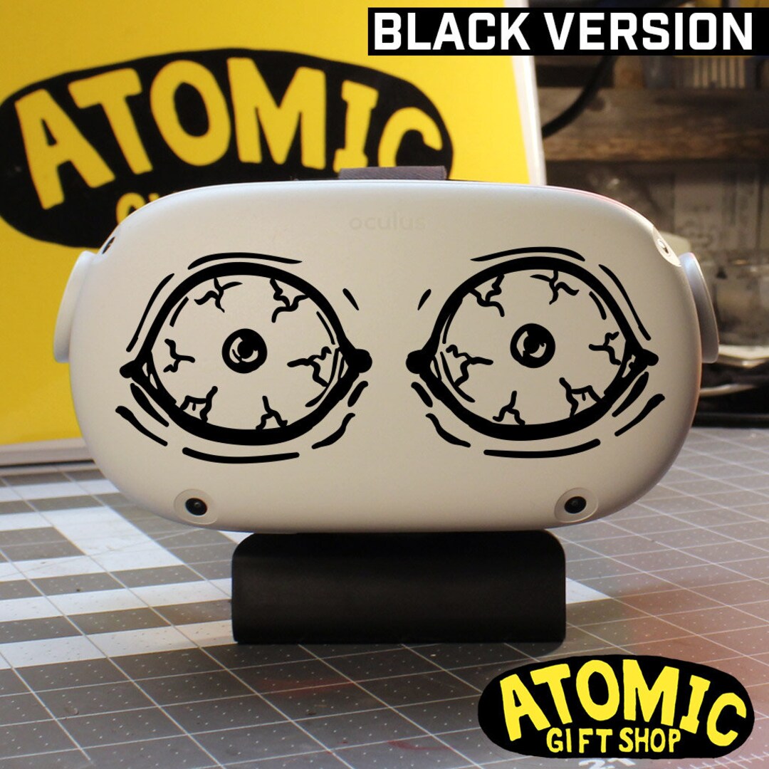 Bloodshot Eyes Decal for Quest 2 VR Headset, Laptops, Cars and More ...