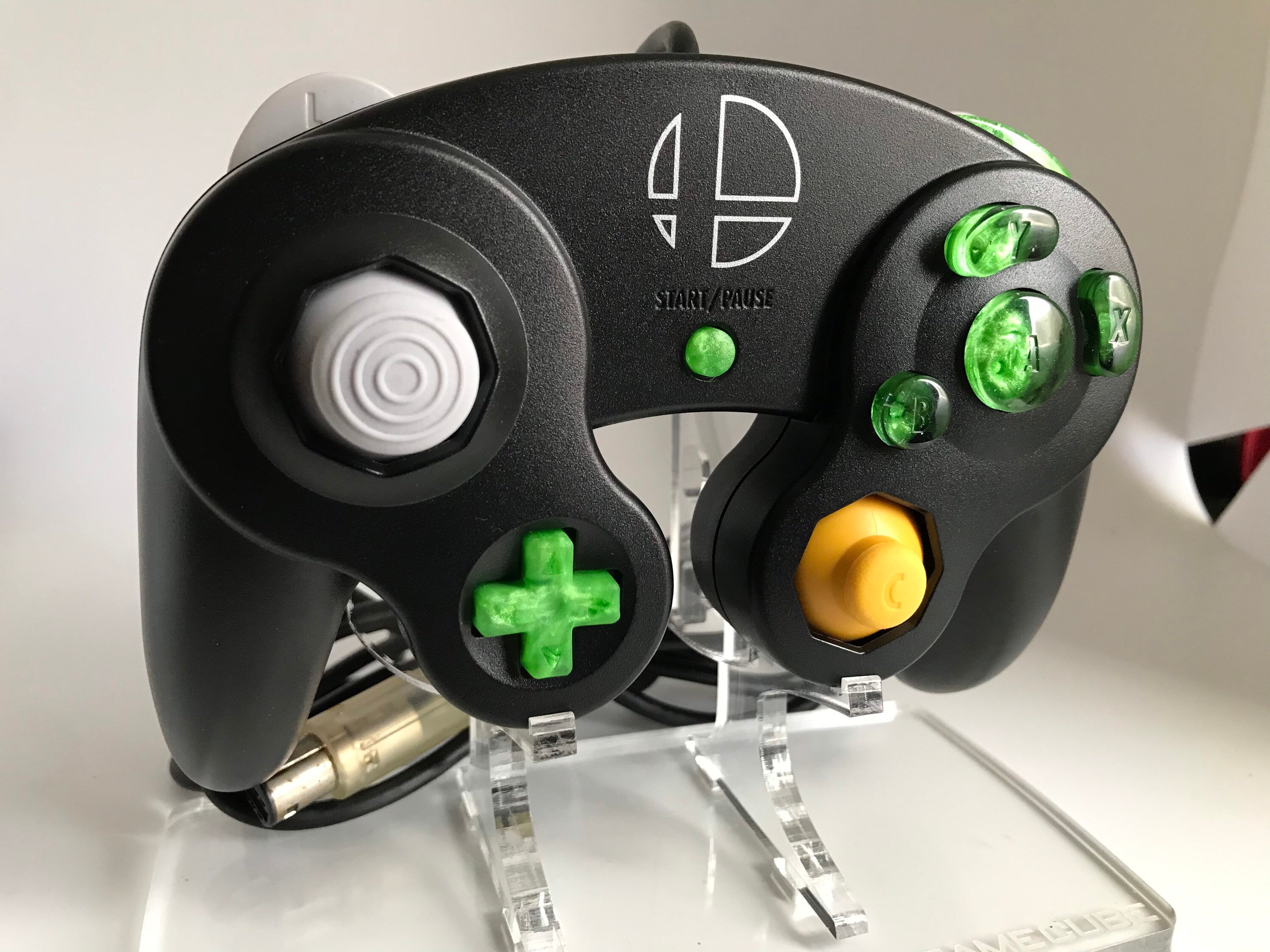Lime Green Nebula Gamecube Buttons ABXY Z D-pad and Start - Etsy