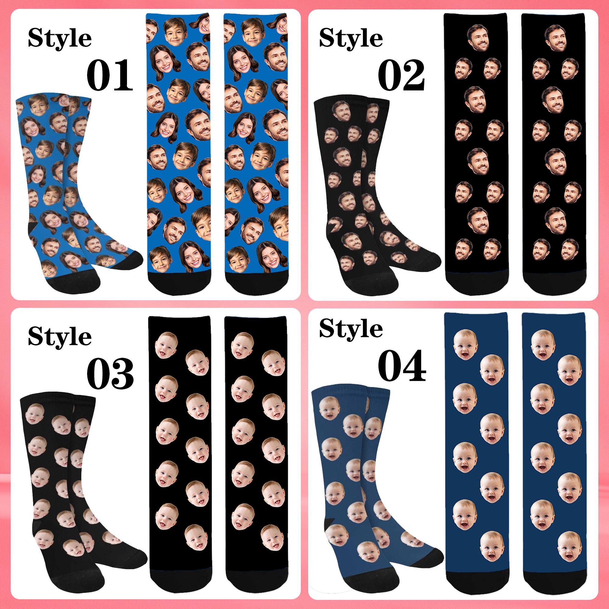 Personalized Photo Socks: Custom Face Socks for Men & Women - Etsy ...