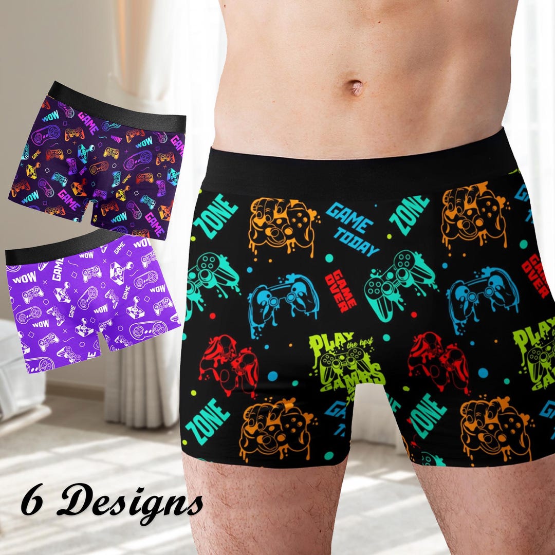 Personalized Photo Underwear for Men, Custom Face Boxers, Custom Boxer ...