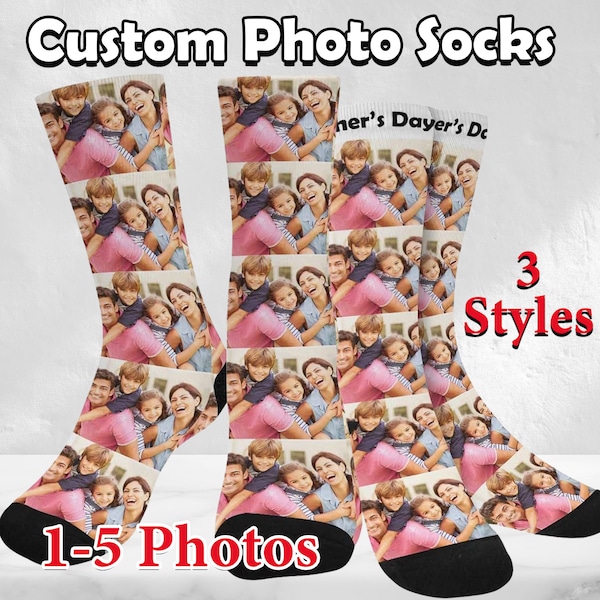 Photo Socks - Etsy