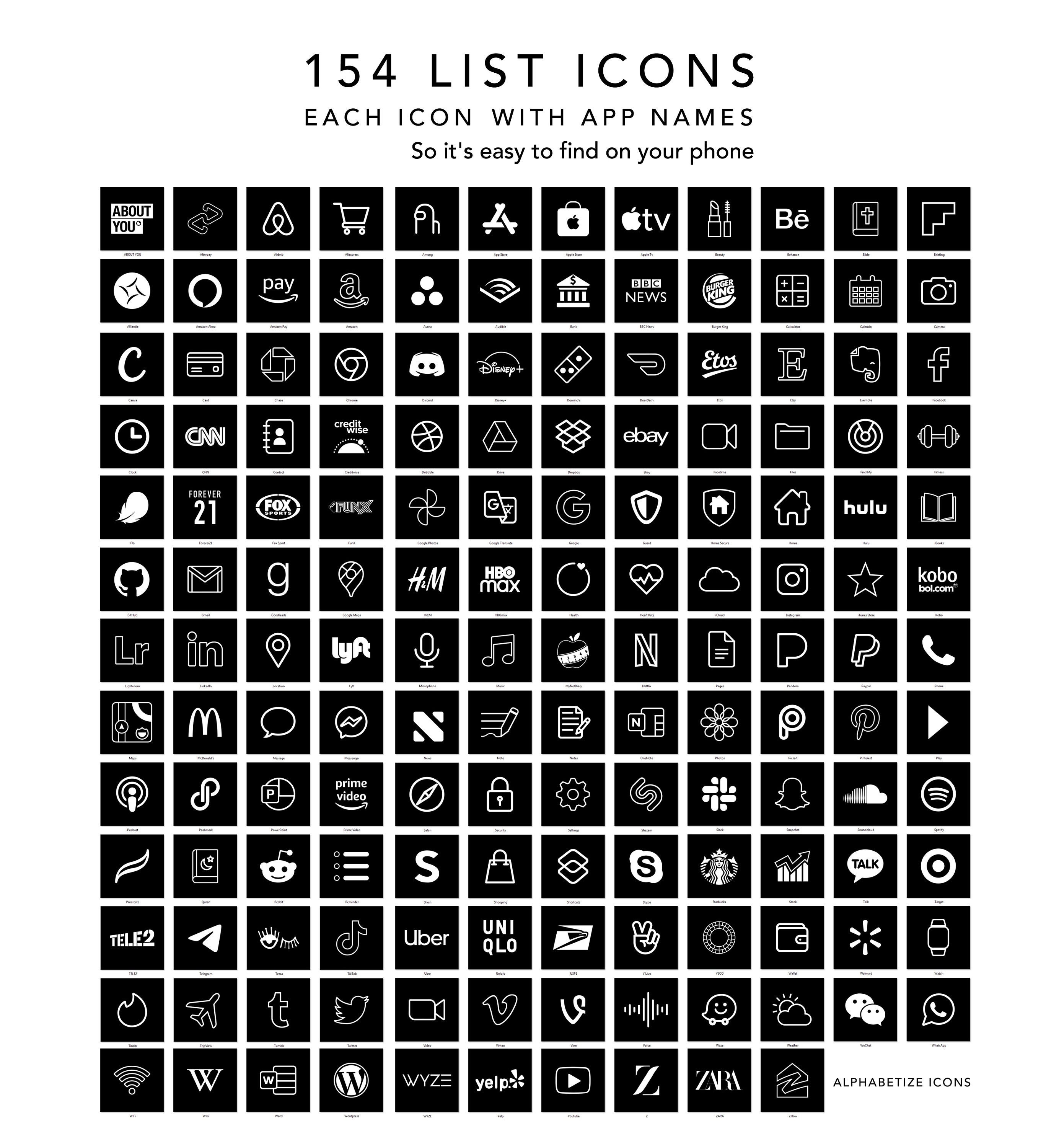 770 Spring ios 14 15 App Icons iPhone App Icons iPhone App - Etsy.de