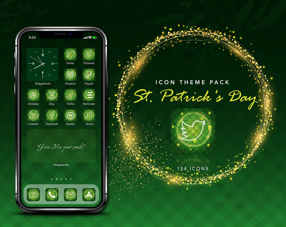 St. Patrick's Day App Icons | Ios Home Screen Theme (digital Download ...