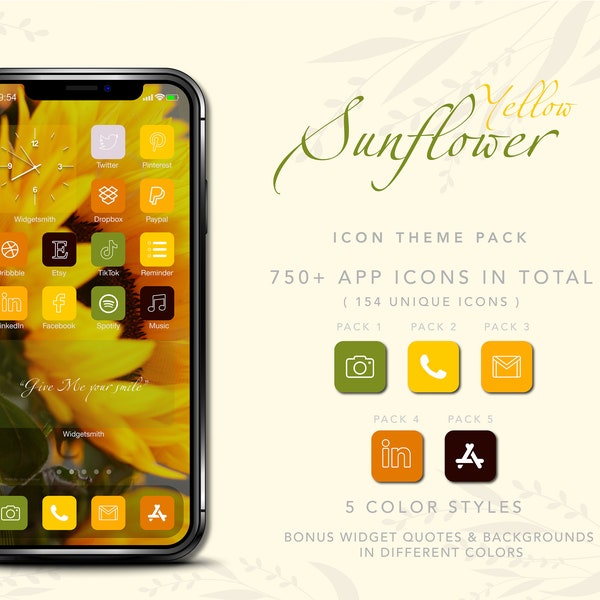 App Icons Sunset - Etsy
