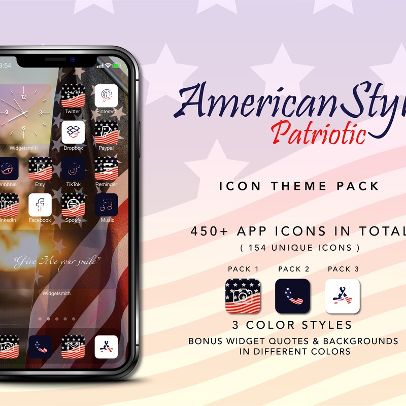 Usa Flag Wallpaper - Etsy