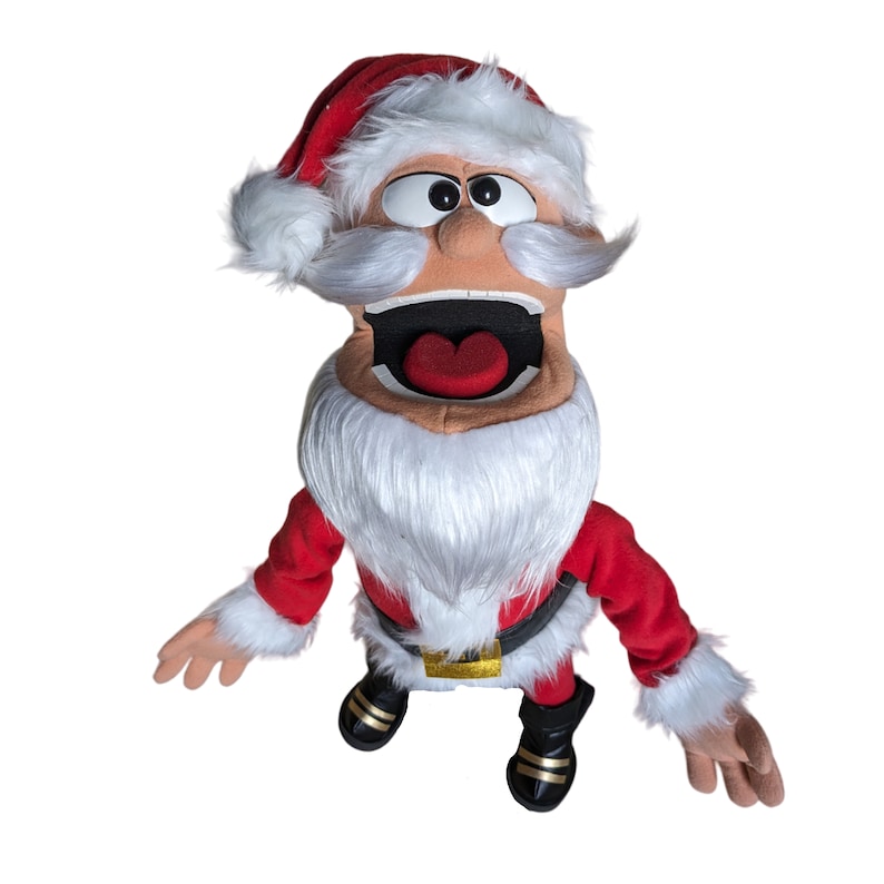 Muppet Santa Puppet - Etsy