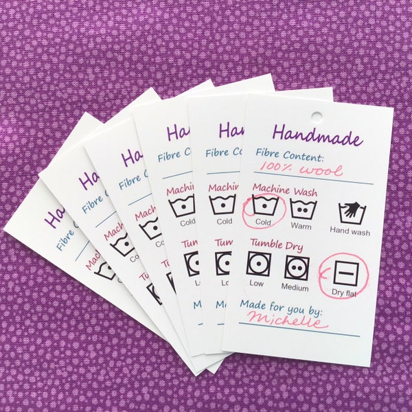 Care Tags - Etsy