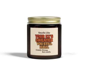 Cashmere Musk Candle: Funny Breakup Gift - Smells Like Your Ex's ...