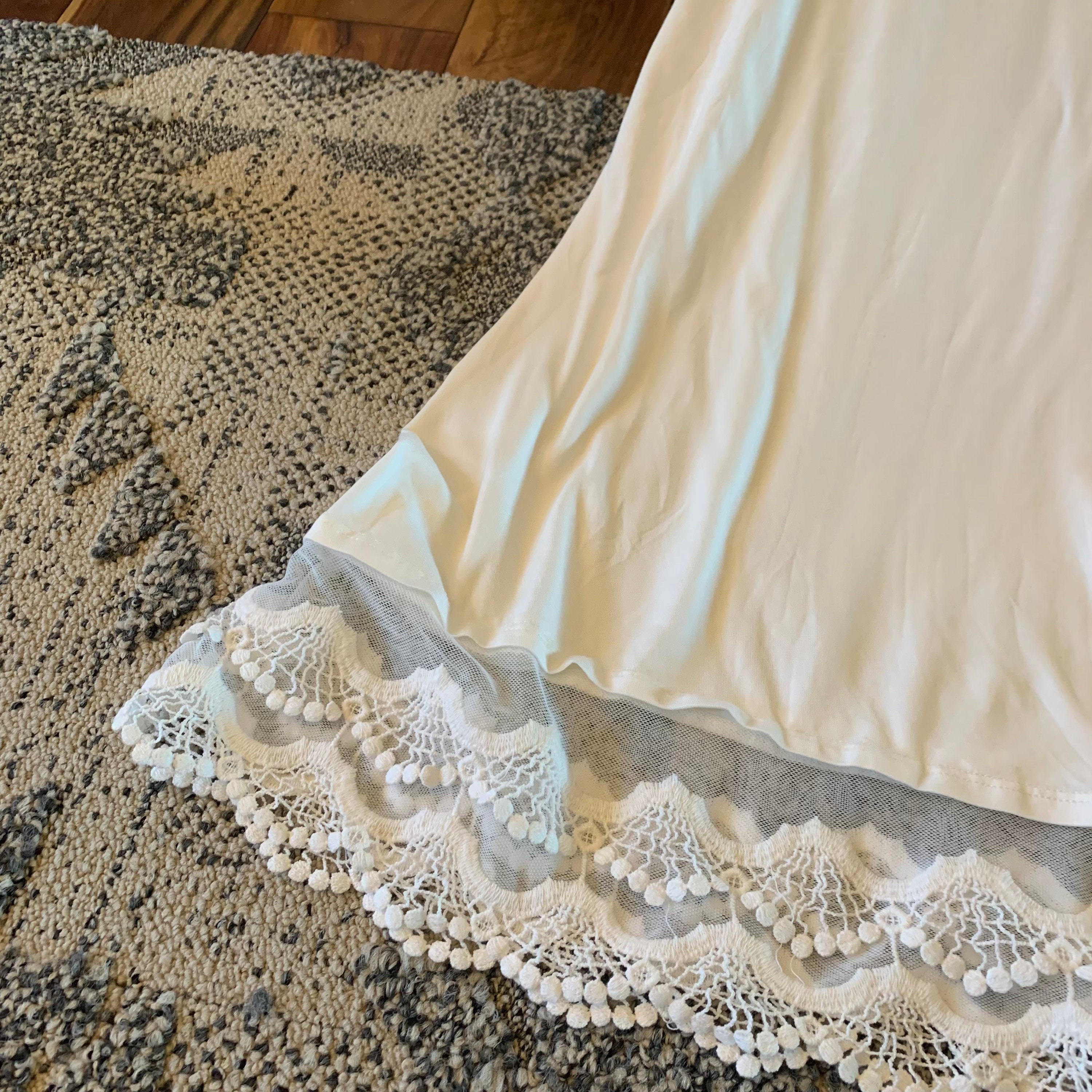 New Crochet Lace Hem Layering Tank Top Cami Blouse Extender - Etsy