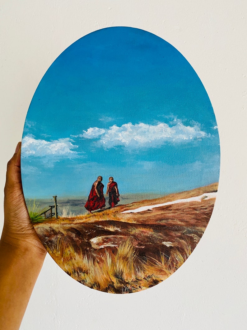 Concealed Original Oil Painting on Canvas - Etsy