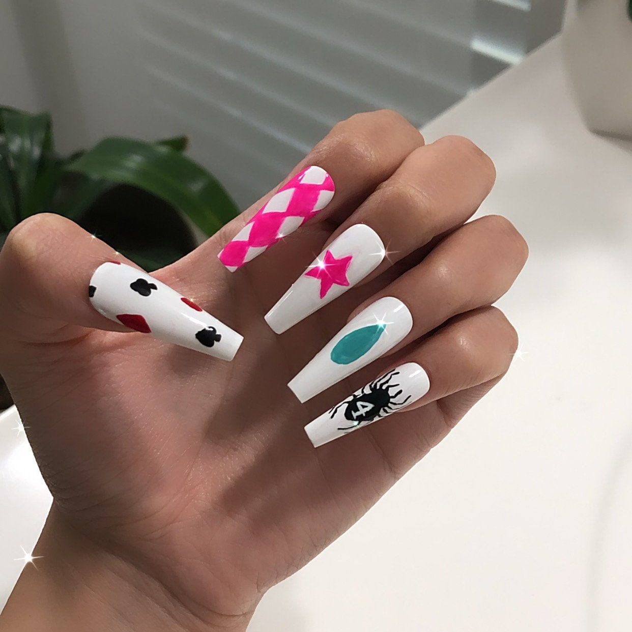 The Best 16 Simple Anime Acrylic Nails