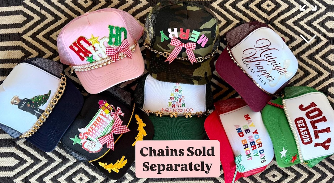 Happystack Christmas, Trucker Hat, Holiday, Trucker Hat, Custom Trucker ...