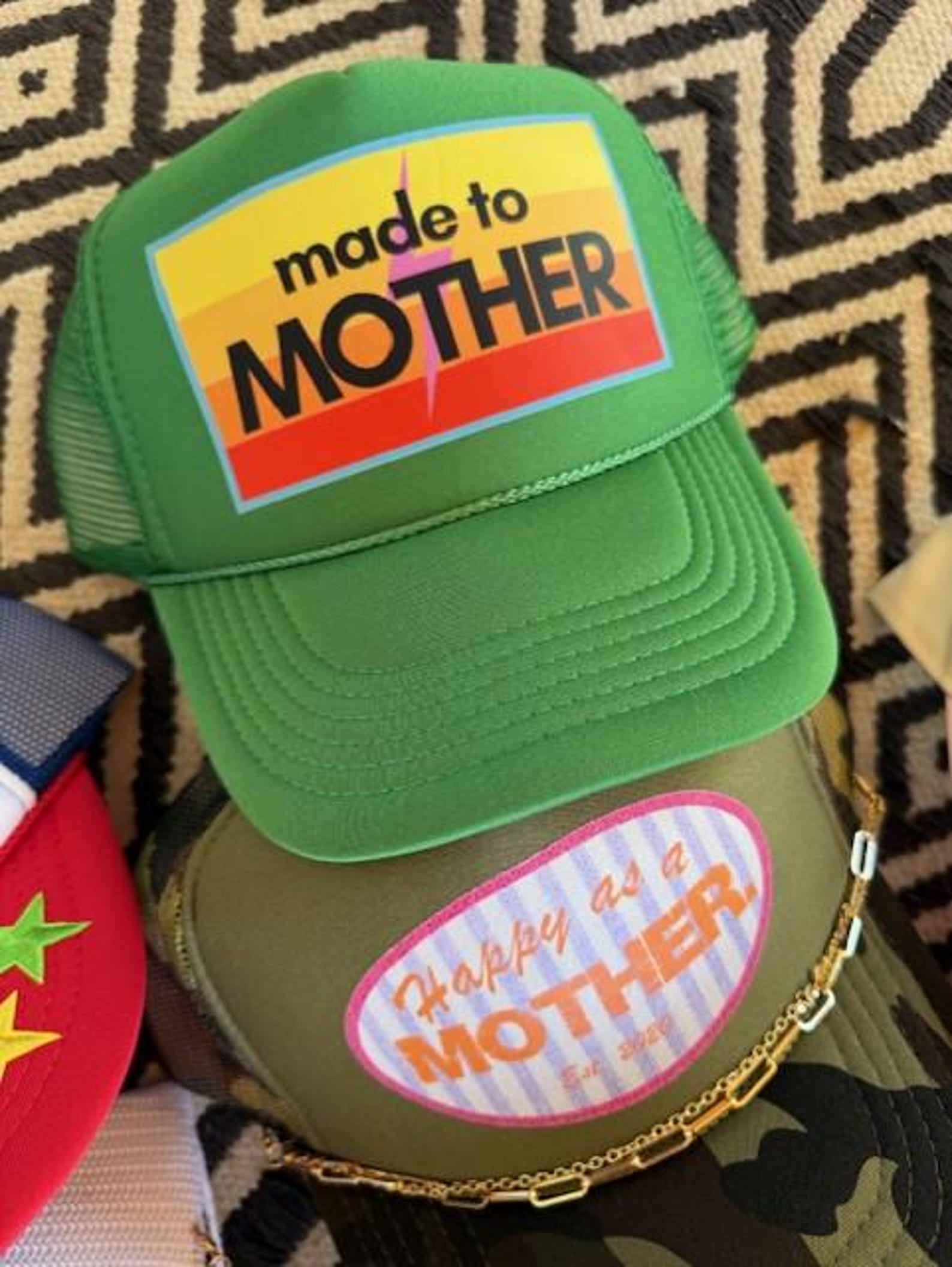 Mother Trucker Hat, Happystack, Cool Mom Gift - Etsy