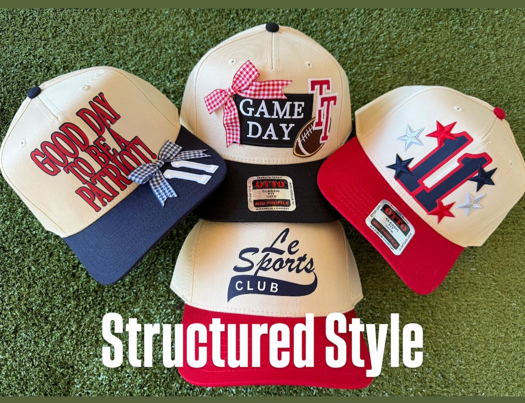 Custom Game Day Trucker Hat, Personalized Baseball Cap - Etsy