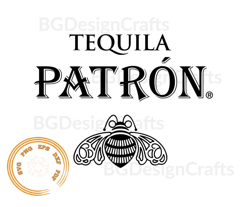 Patron Tequila Svg, Tequila Patron Svg, Silver Patron SVG, Hecho Un ...