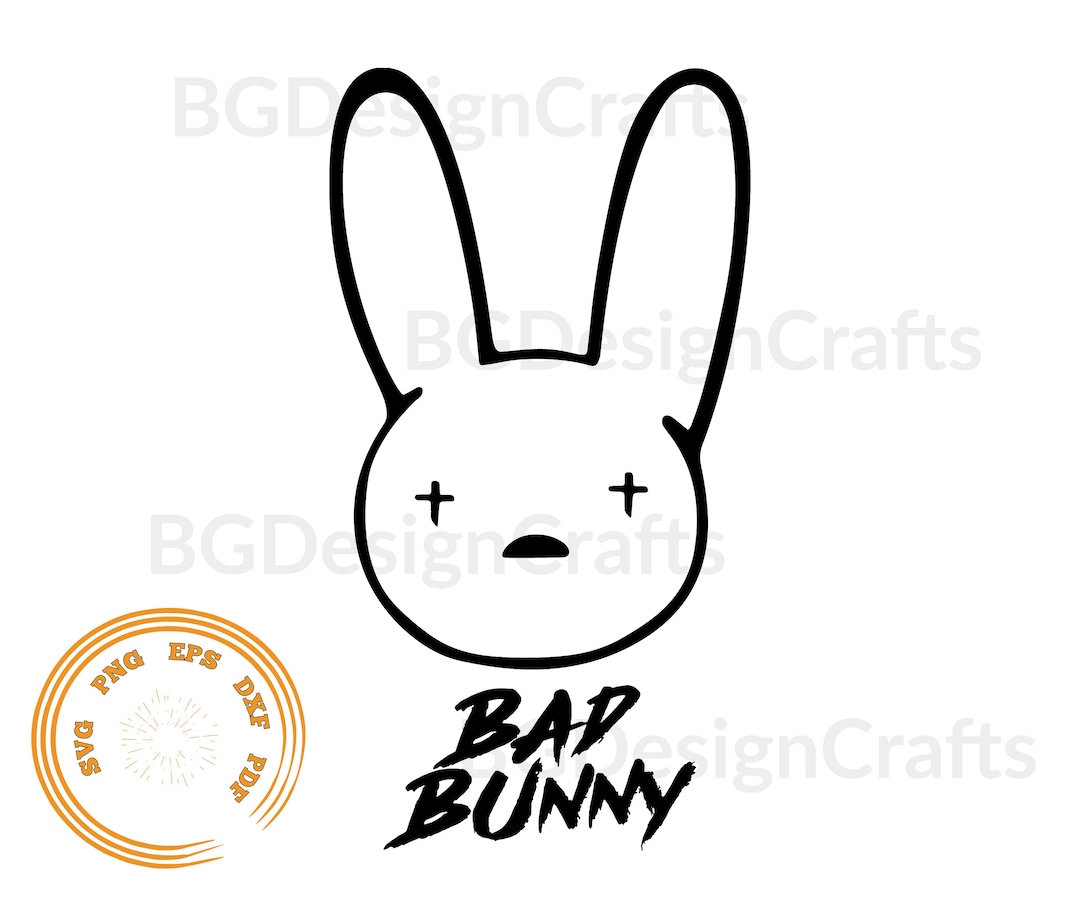 Bad Bunny, Bad Bunny SVG, Un Verano Sin Ti, Bad Bunny Head Svg, Un ...