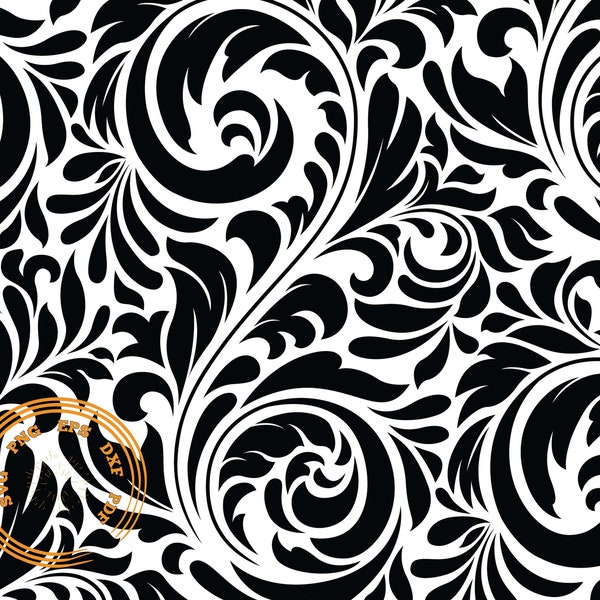 Floral Pattern Svg - Etsy