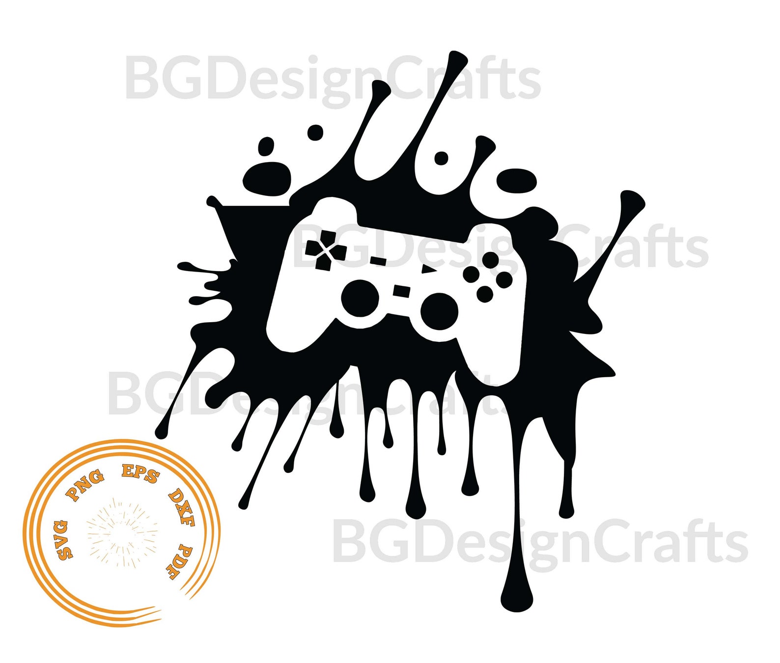 Controller Svg, Splash Svg, Ink Svg, Game Controller Svg, Video Game ...