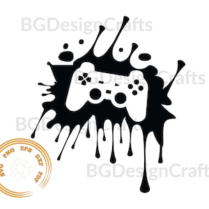 Controller Svg, Splash Svg, Ink Svg, Game Controller Svg, Video Game ...