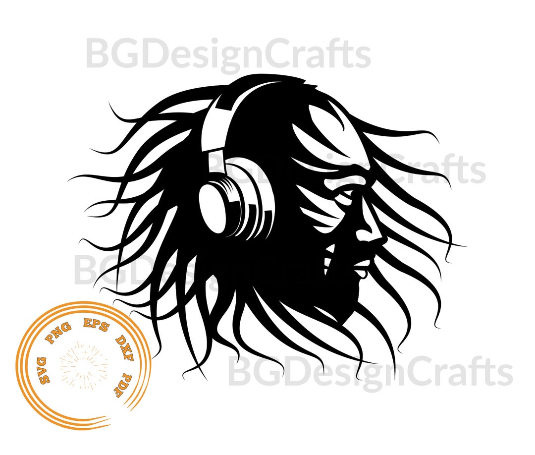 Dj Svg, Dj and Headphone Svg, Man and Headphone Svg, Headphone Svg ...