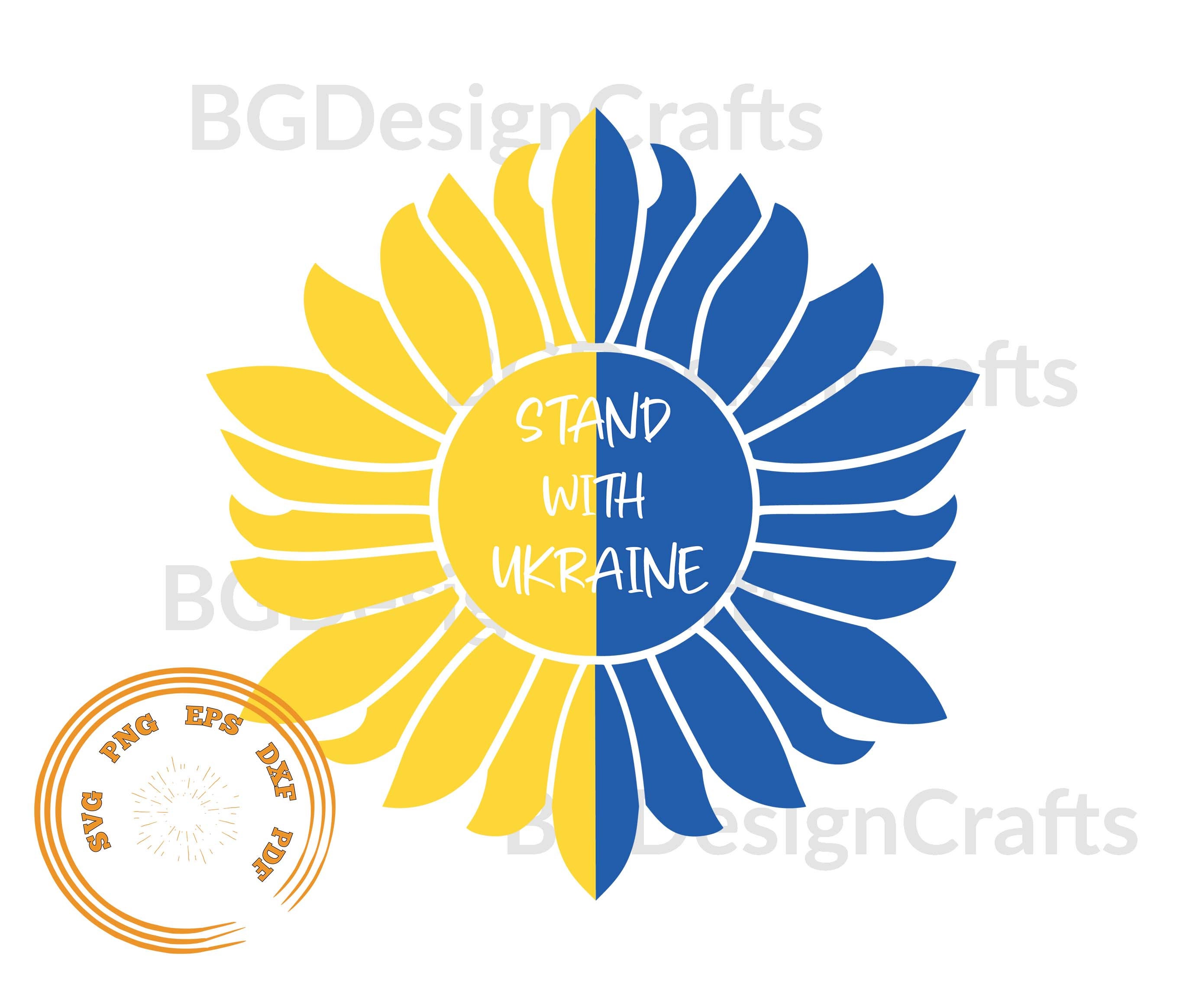 Stand With Ukraine SVG Ukraine SVG Pray for Ukraine SVG | Etsy