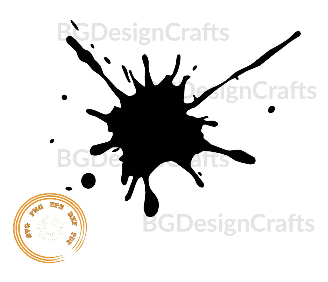 Splash SVG, Splatter SVG, Paint Splatter SVG, Splash Png Splash Clipart ...
