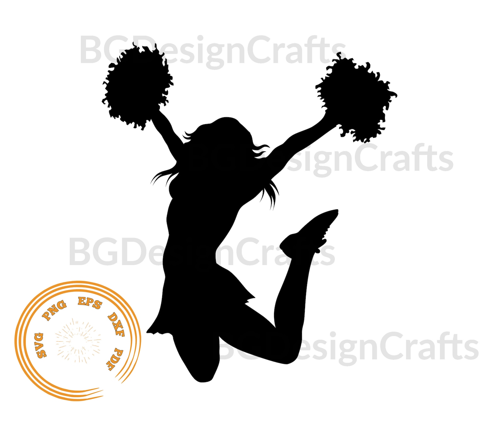 Cheerleader SVG, Cheer SVG, Cheerleader Png, Cheerleader DXF ...