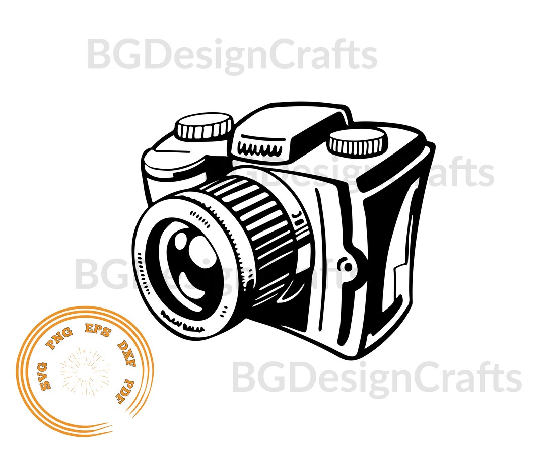 Camera#2, Camera SVG, Photo Camera SVG Camera DXF, Camera Clipart ...