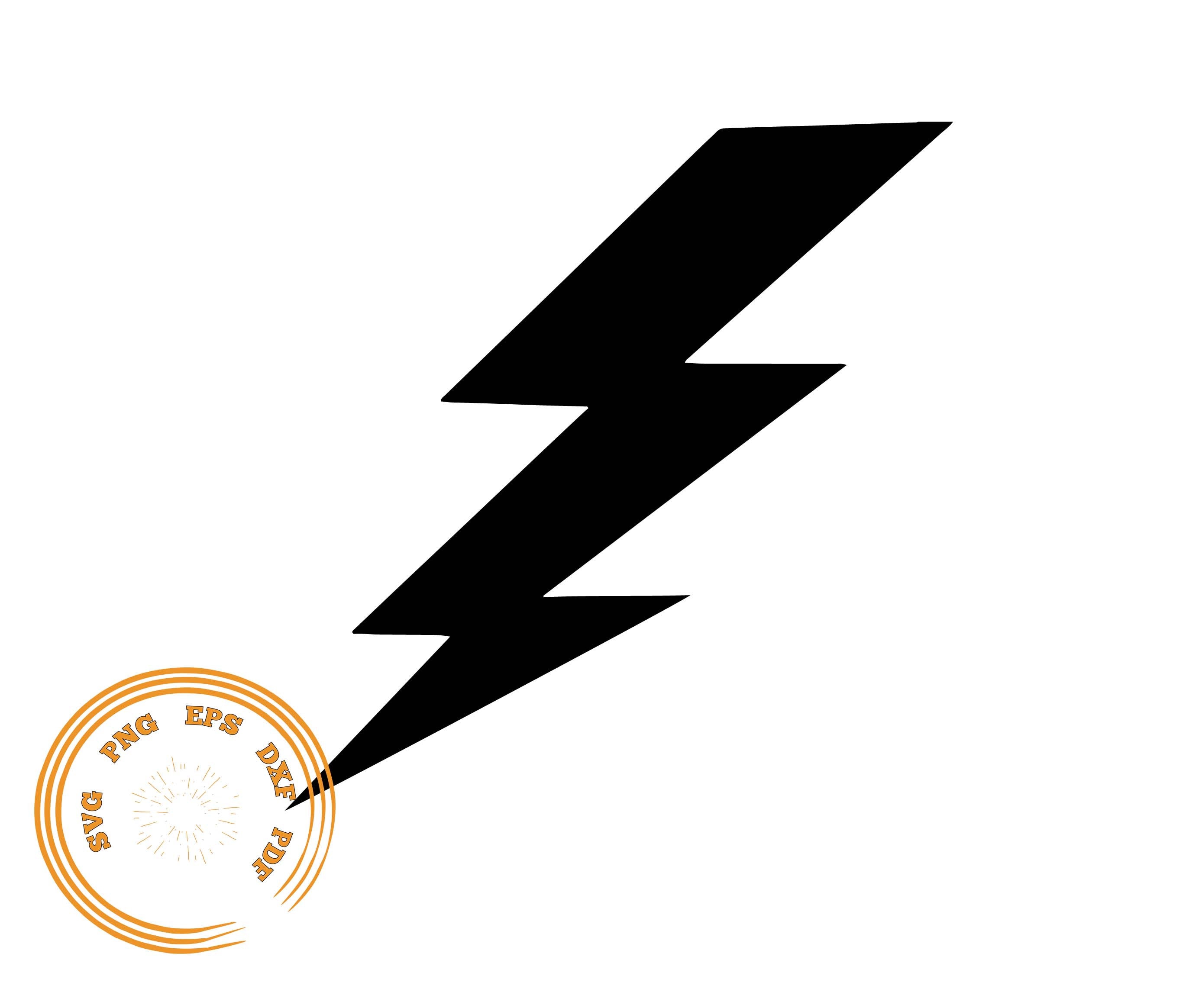 Lightning SVG Lightning Lightning Cut File Png Dxf | Etsy