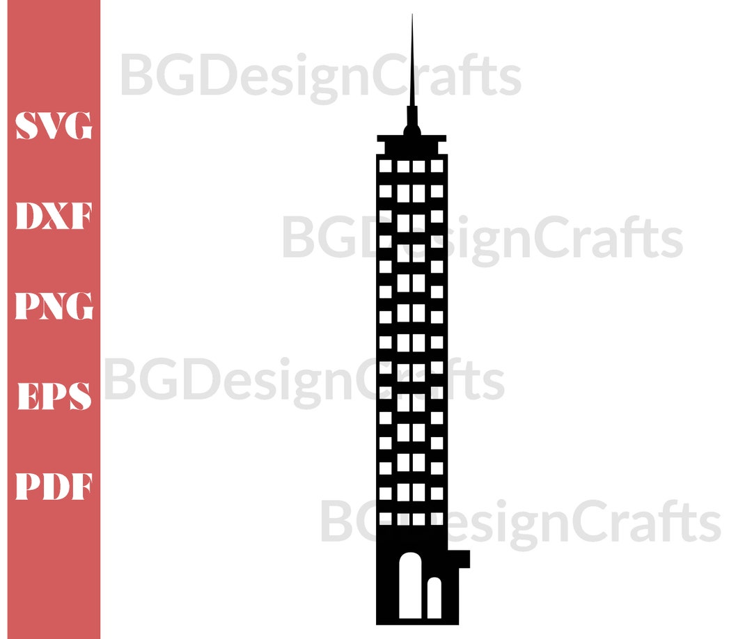 Building SVG, Building DXF, Building Clipart, Building Svg Cut File ...