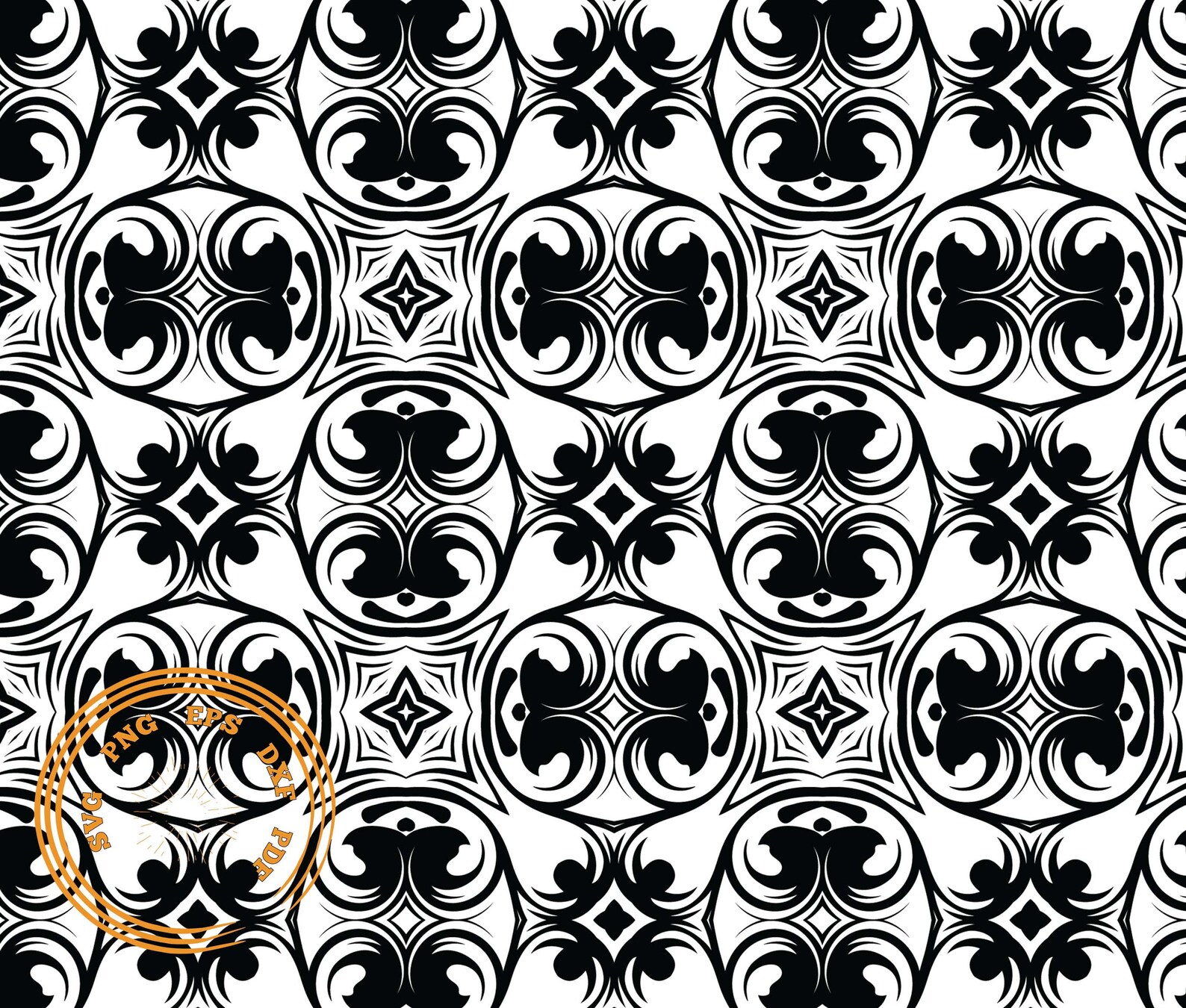 Tooled Leather Svg Seamless Pattern Svg Geometric Pattern - Etsy