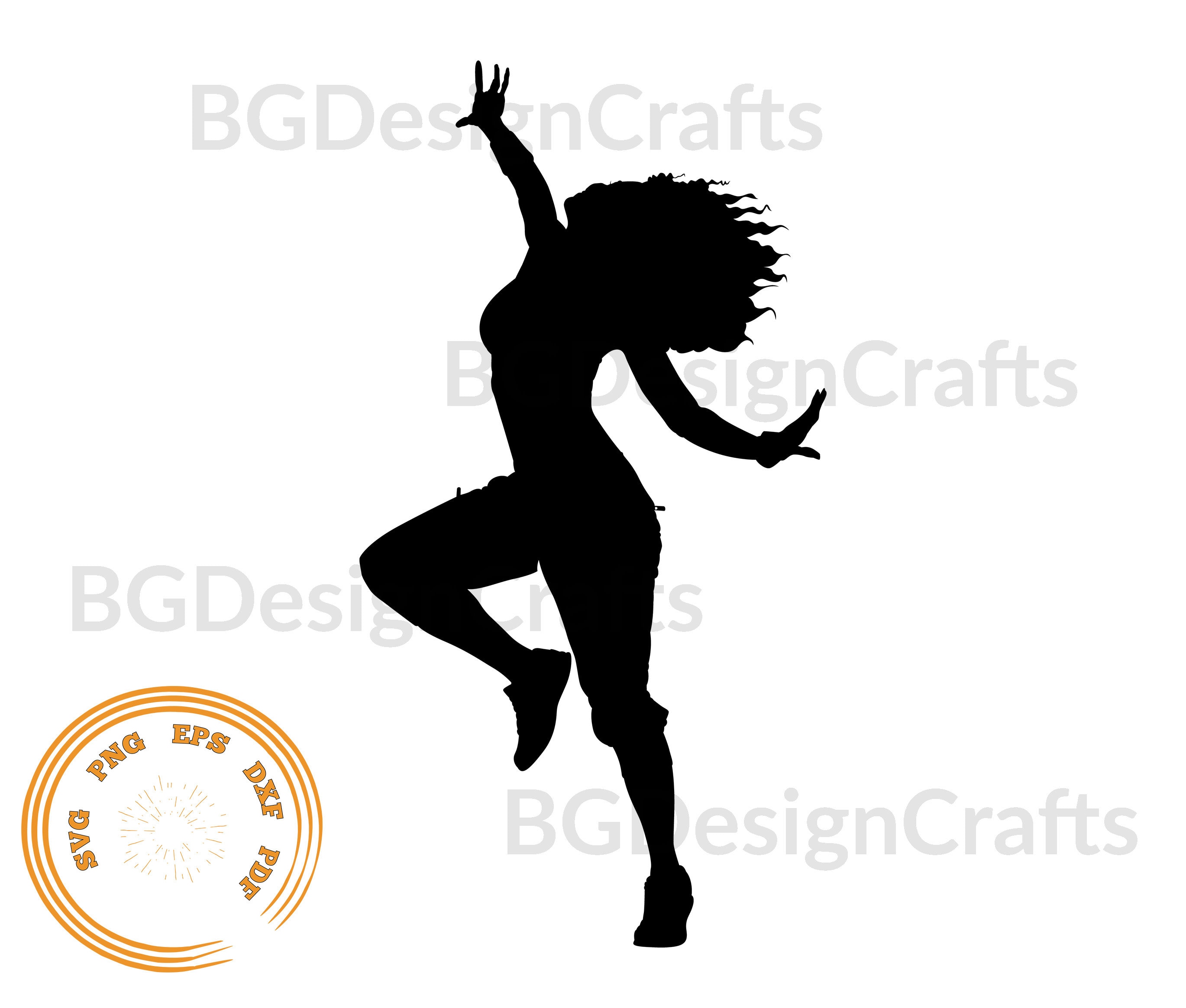 Zumba Dancer Silhouette