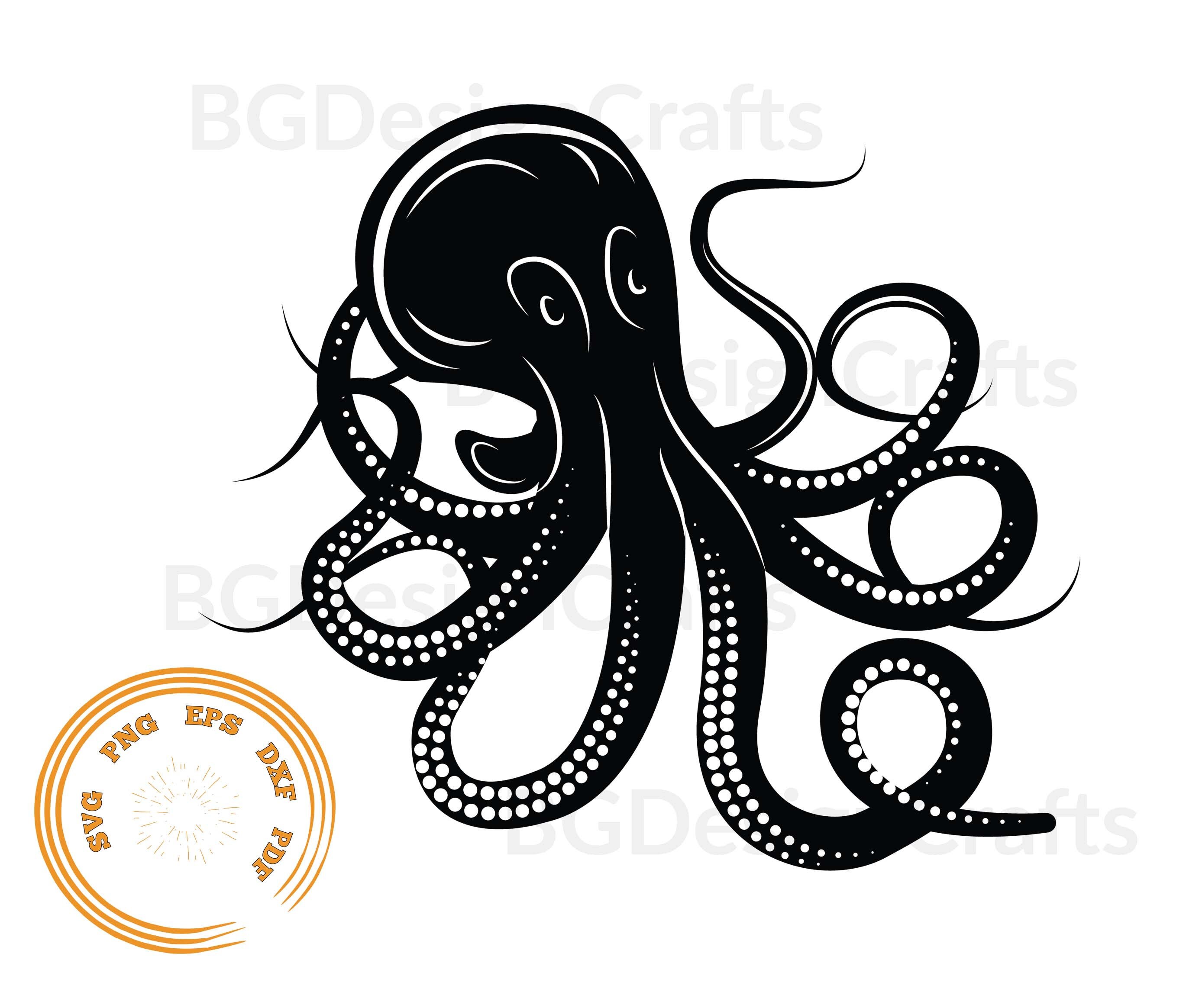 Octopus SVG Sea Animal Svg Sea Svg Animal Svg Png Cut | Etsy