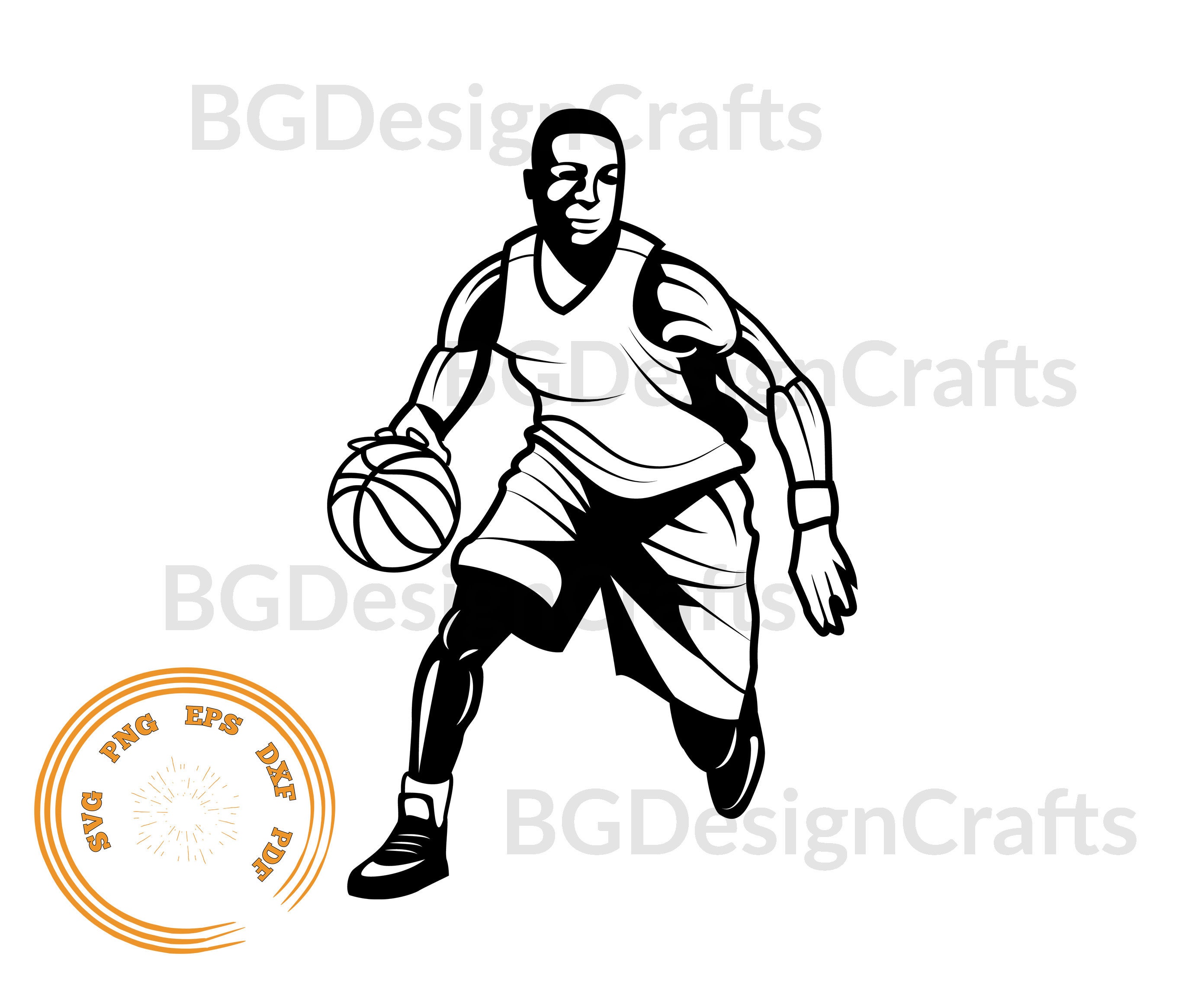 Baloncesto SVG, Jugador de baloncesto SVG, Deportes SVG, Silueta de ...