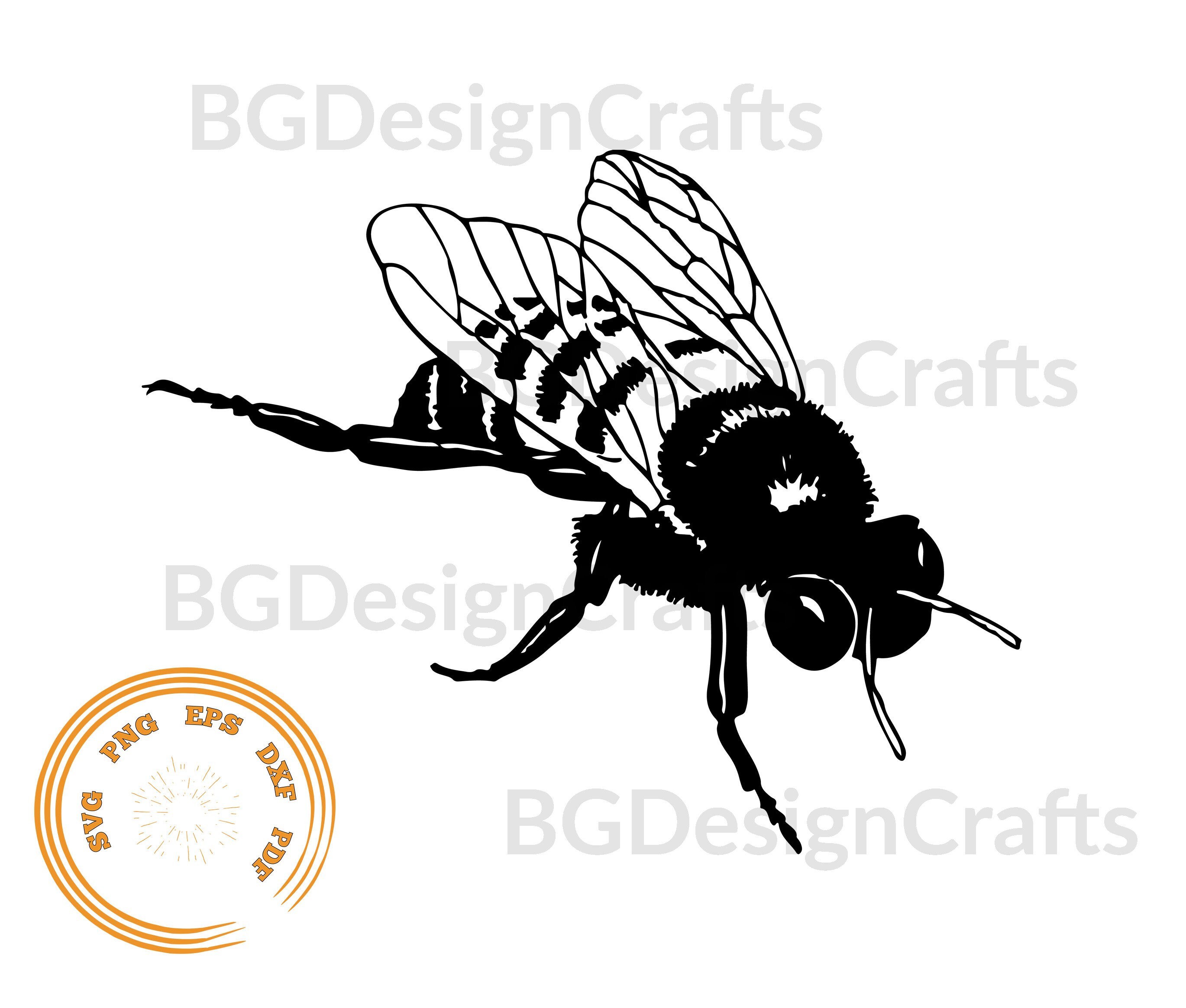 Bee SVG Bee DXF Bee Clipart Bee svg cut file Bee cut file | Etsy