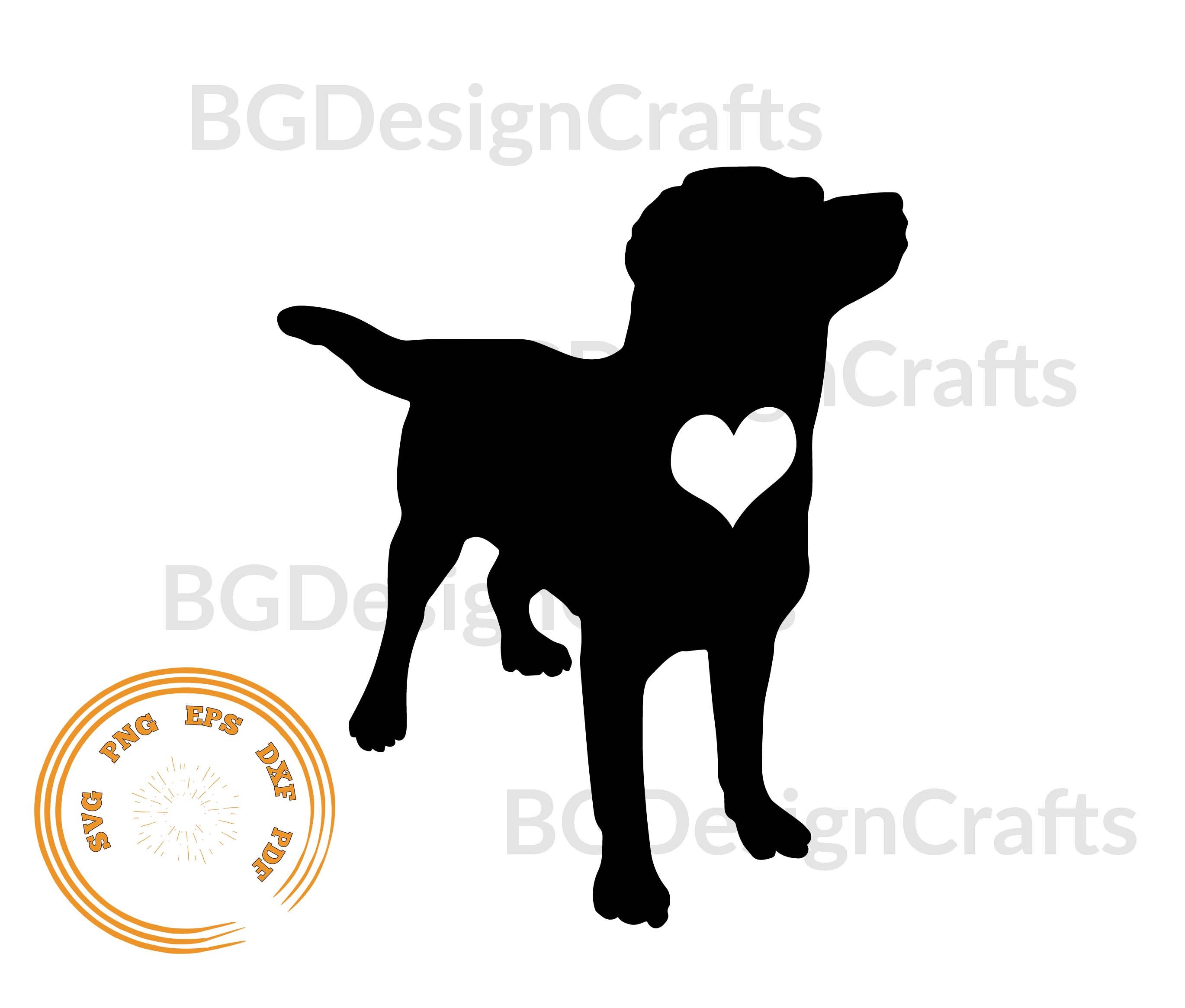 Dog Heart SVG Dog SVG Love Dog SVG Png Clipart Dxf - Etsy