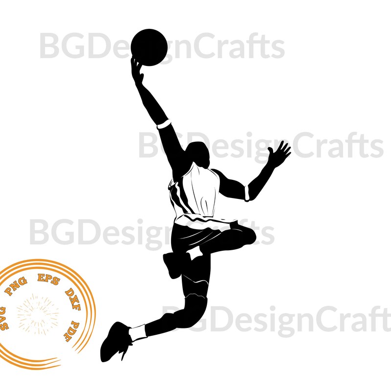 Basketball Player Svg - Etsy